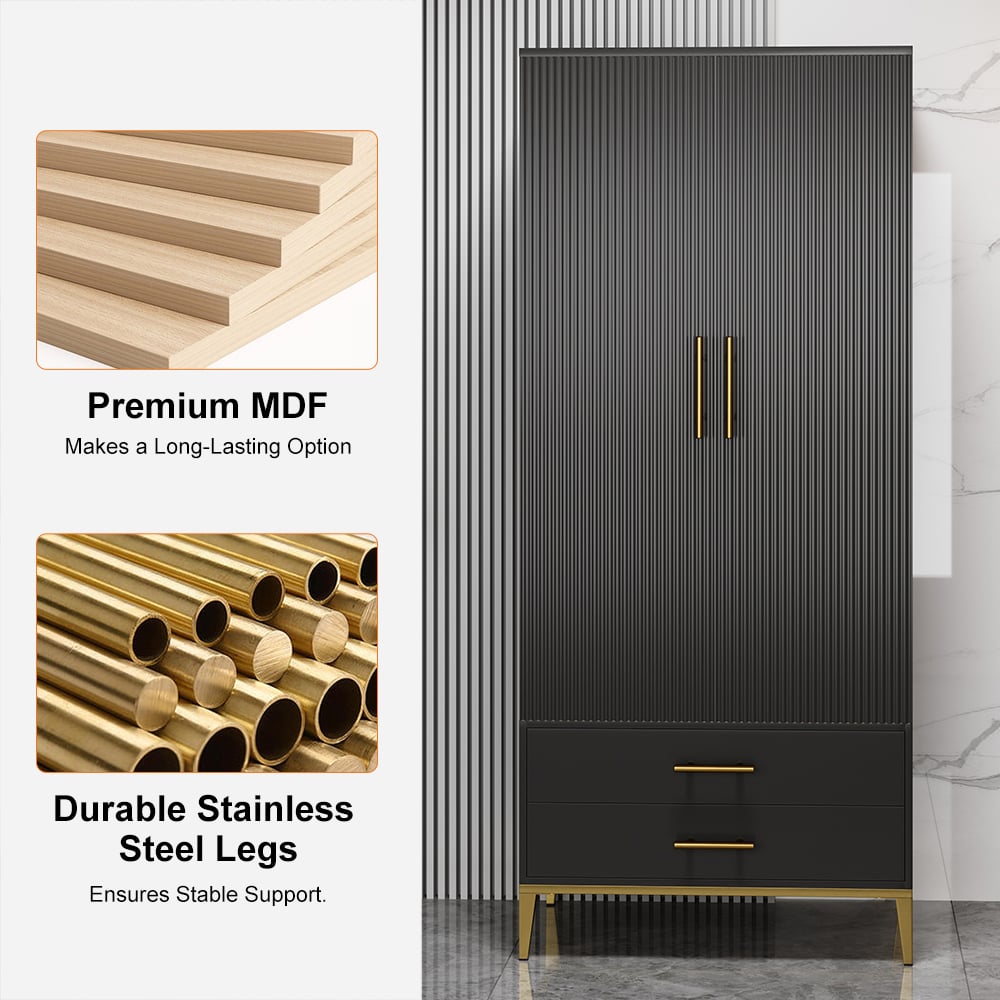 Black Bar Cabinet with Door Modern Storage Home Bar Cabinet with Glass ...