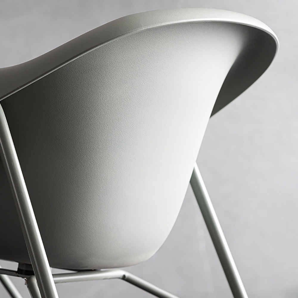 Modern Dining Chair PP Dining Chair Metal Leg｜Homary