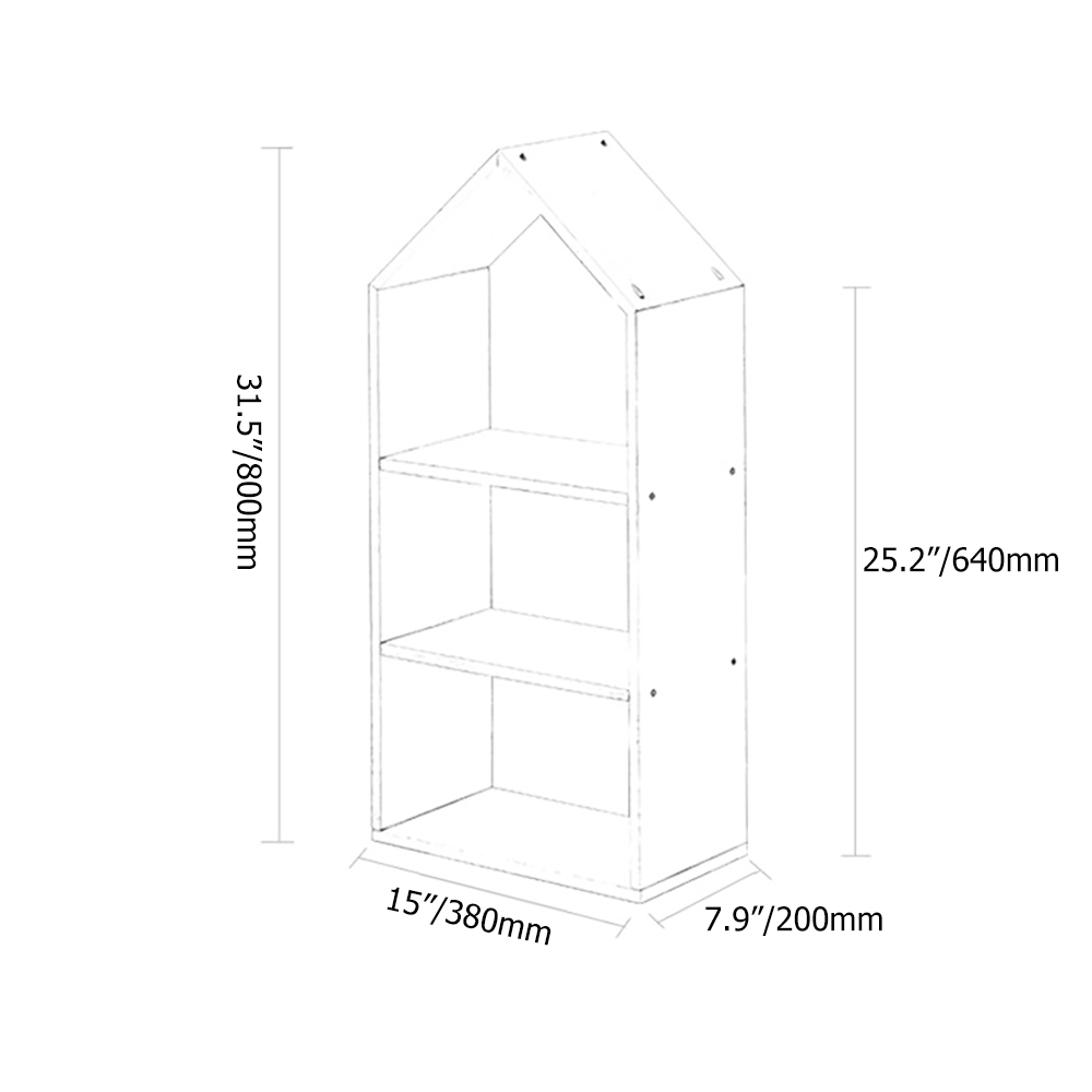 Modern Entryway Toy Shelves Kids Toys Storage Stand | Homary