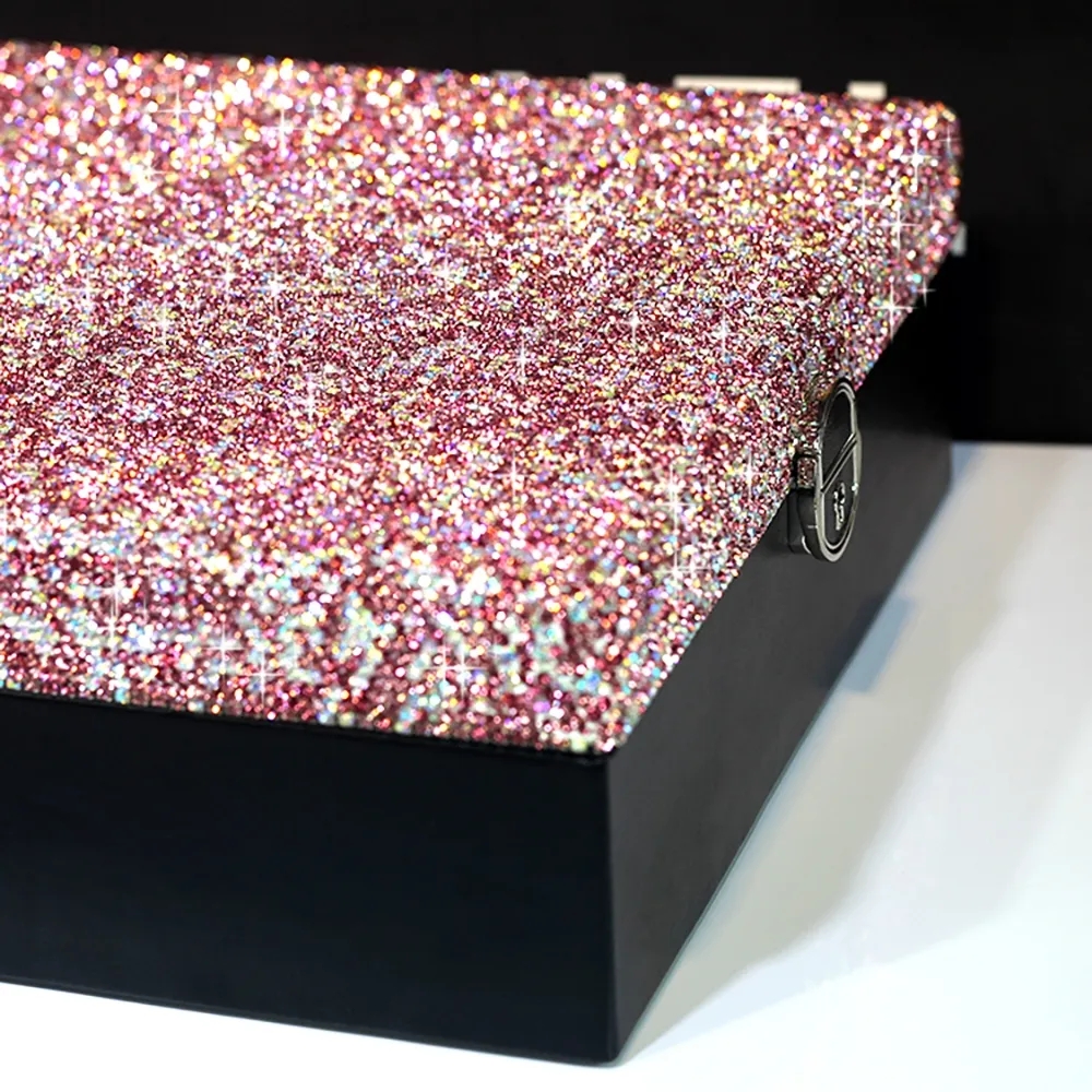 Modern Luxury Shiny Jewelry Box Desk Organiser with Mini Box｜Homary UK