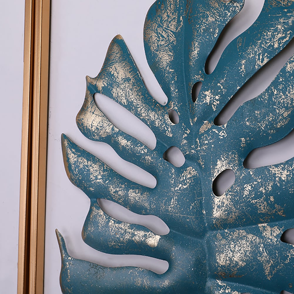 3 Pieces Natural Style Delicate Botanic Metal Wall Decor with ...