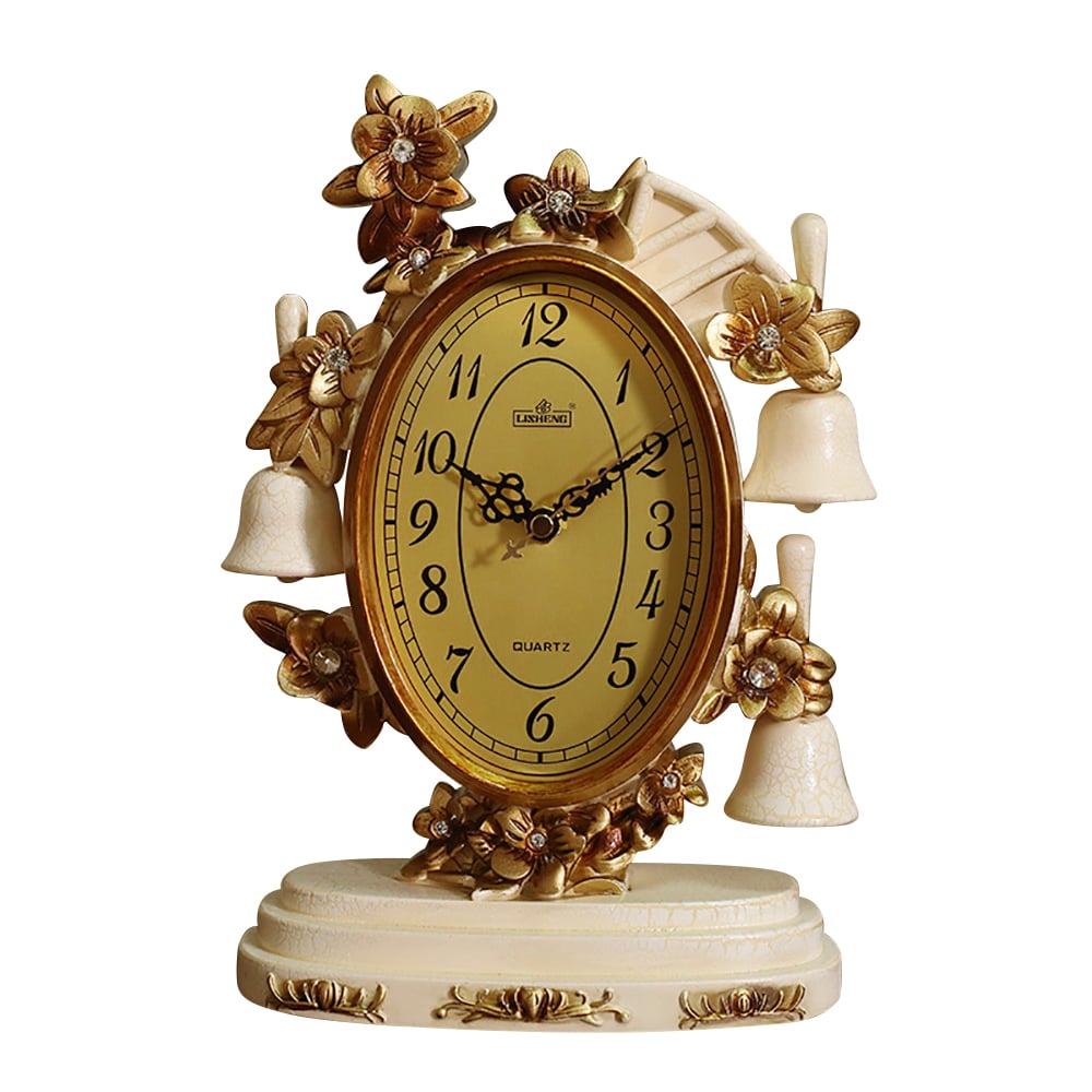 European Retro Style Arabic Digital Clock with Exquisite Carving Design ...