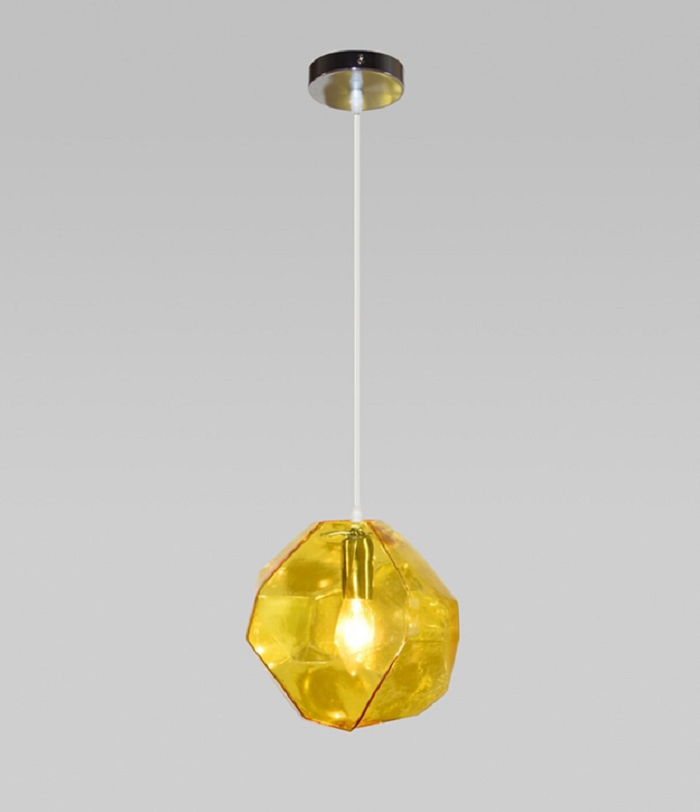 Stone 1-Light Mini Clear Glass Shade Diamond Pendant Light｜Homary