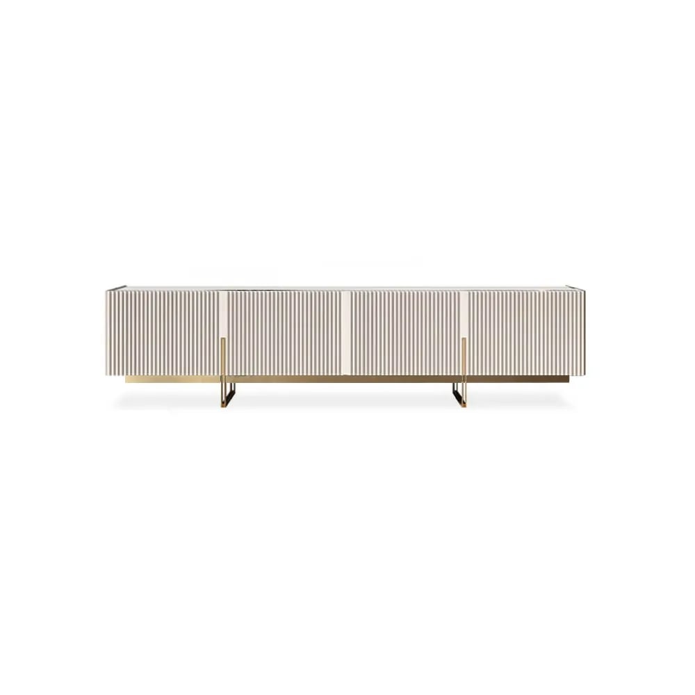 Grovyn 86.6" TV Stand & Nesting Coffee Table Set | Homary