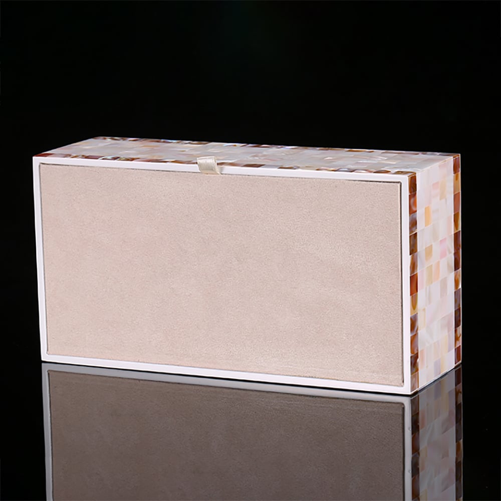 Pull-Out Shell Tissue Box Indoors Tissue Storage Box｜Homary UK