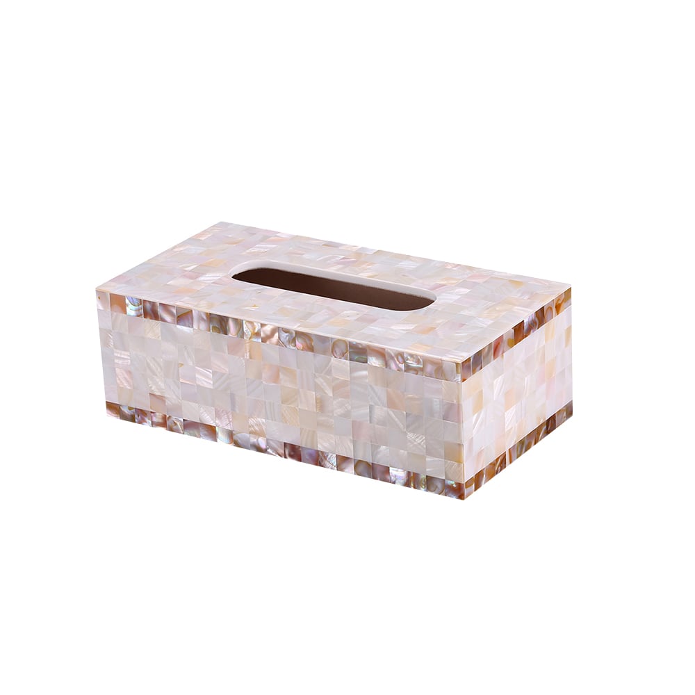 Pull-Out Shell Tissue Box Indoors Tissue Storage Box｜Homary UK