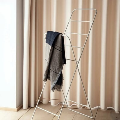 Modern Folding X-Shaped Coat Rack Multifunctional Ladder Rack | Homary