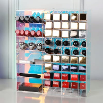Modern Acrylic Desktop Lipsticks Organizer Display Box | Homary