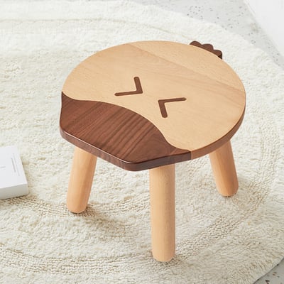 Cute Kids Chair Children Chair with Cute Animal Pattern Wood ...