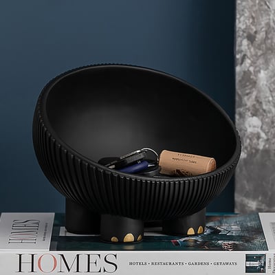 Stylish Modern Black Monster Desk Organiser Decoration | Homary UK