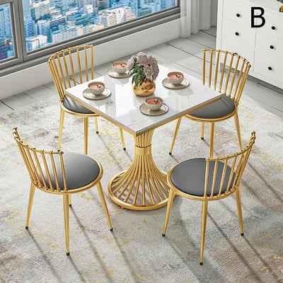 Modern Black Square Bar Table Set Chairs Included Pub Table Set | Homary