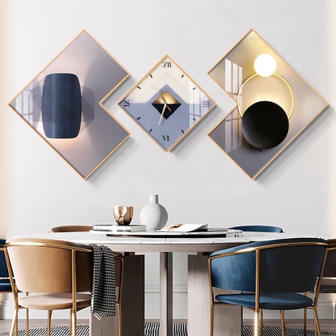 geometric black clock