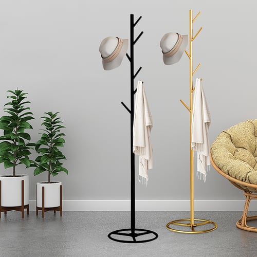 Modern Clothes Tree with 6 Hooks | Homary