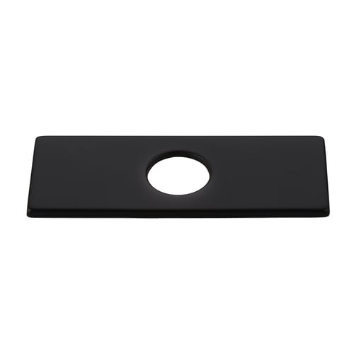 Square Escutcheon Plate Bathroom Vanity Basin Tap Hole Cover Deck Plate ...