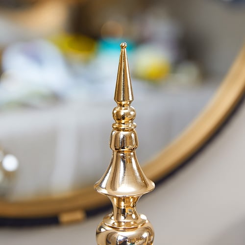 Luxury Golden Metal Storage Candy Jar Set with Lid | Homary