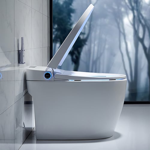 Floor Mounted Self Clean Smart Toilet Tankless Automatic Toilet One ...