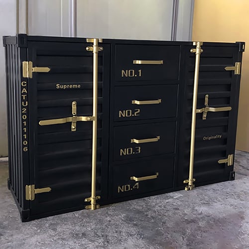 Ctainer 47" Cargo Container Industrial Sideboards & Buffets with ...
