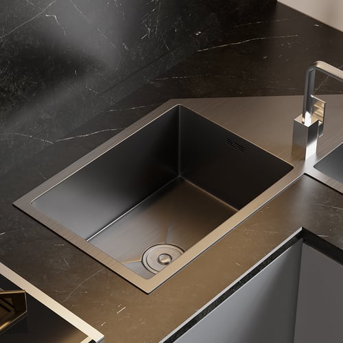 34" Modern Drop In Butterfly Corner Kitchen Sink Double Bowls Stainless ...