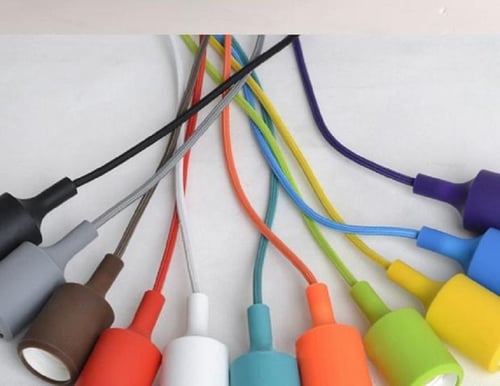 Colorful Silicone Mini Pendant Light-110V | Homary