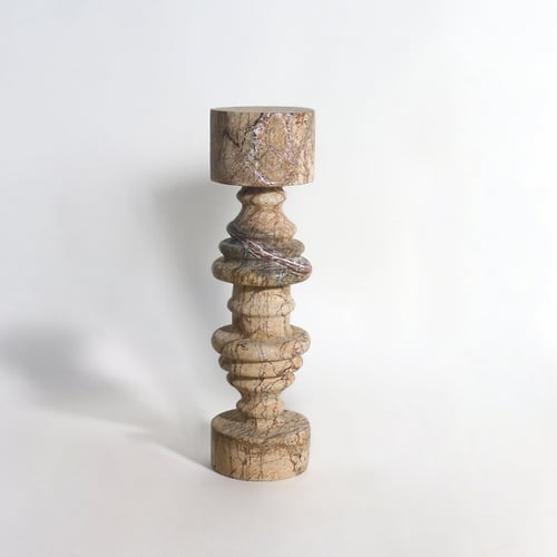 Japandi Natural Marble Candlestick Candle Holder Home Geometric ...