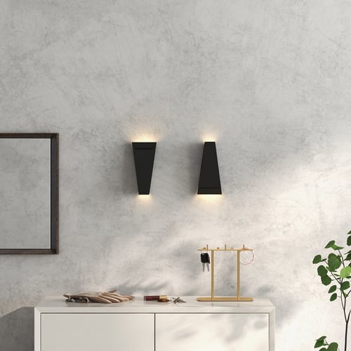 Contemporary Simple Artistic Metal Single-Light Up & Down Wall Light ...
