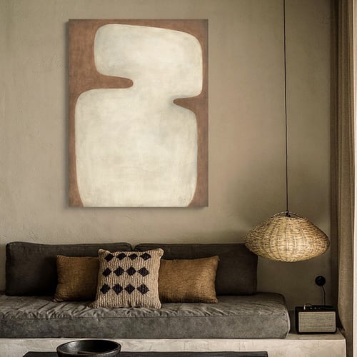 39.4" Modern Abstract Geometric Wall Decor Art for Living Room Bedroom ...