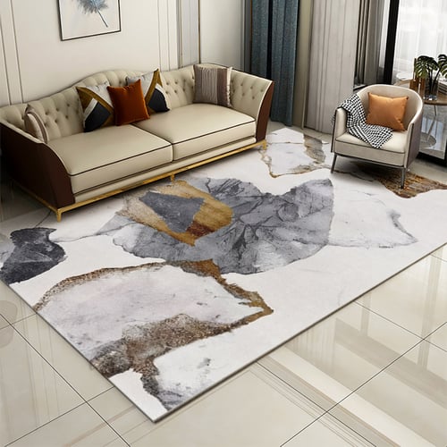 3' x 5' Art Deco Faux Cashmere Area Rug with Abstract Pattern ...