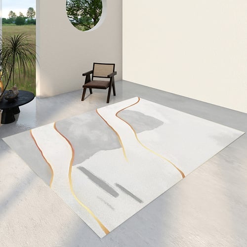 1800mm x 2700mm Modern Rectangle Nylon Area Rug for Living Room ...