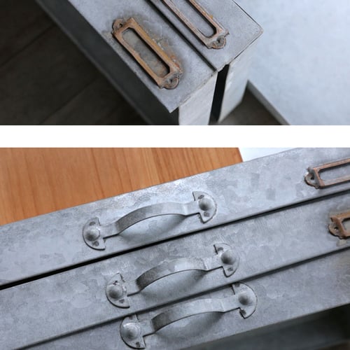 Vintage Desktop Organiser File Storage Box with 4 Drawers | Homary UK