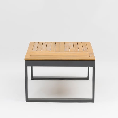 Extendable Rectangle Outdoor Coffee Table with Wood-top | Homary