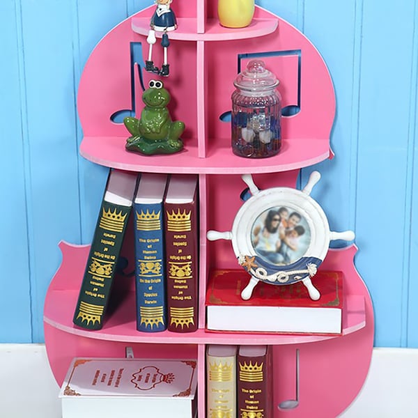 Modern Green Cello design Wood-Plastic Board Kids Bookcase | Homary