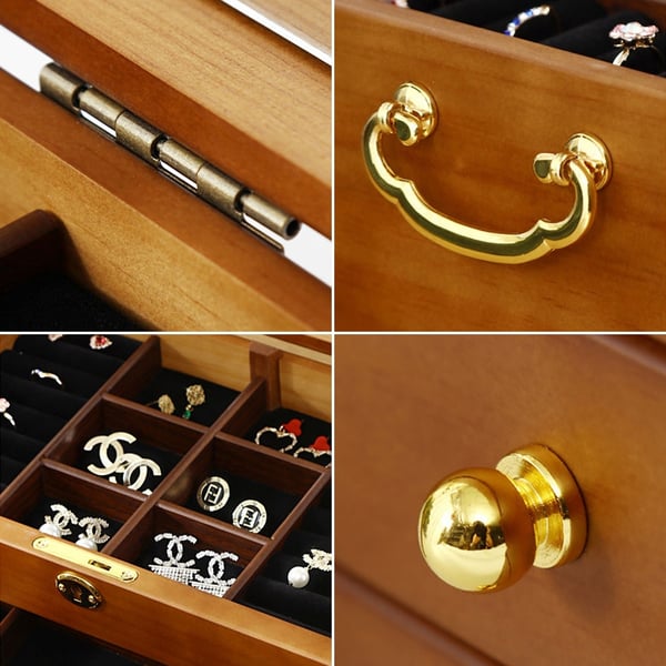 Rustic Modern Jewelry Box Ring Holder-Homary