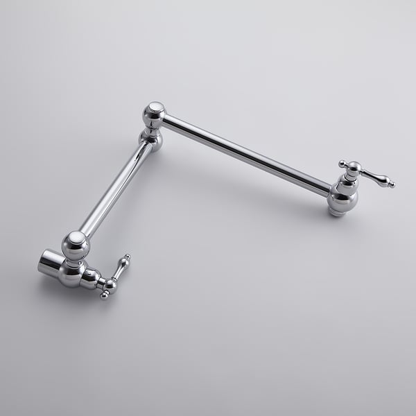 Free Shipping on Wall Mounted Retractable Twin Lever Handle Cold Only ...