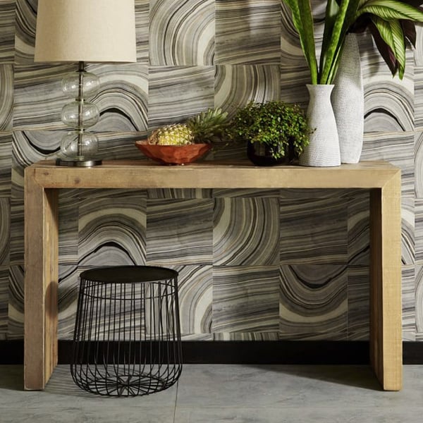 Rustic Cottage 39" Rectangle Small Accent Waterfall Console Table ...