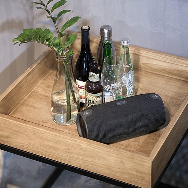 Rustic End Table Wood and Metal Side Table with Tray Top Industrial ...