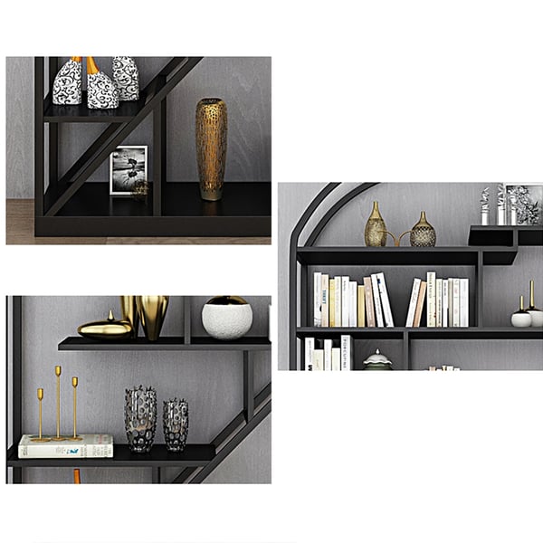 Haft Heart-Shaped Metal Etagere Bookshelf Screen in Metal | Homary