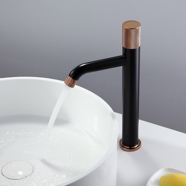 Asow Classic Single Knob Monobloc Brass Bathroom Countertop Basin Tap ...