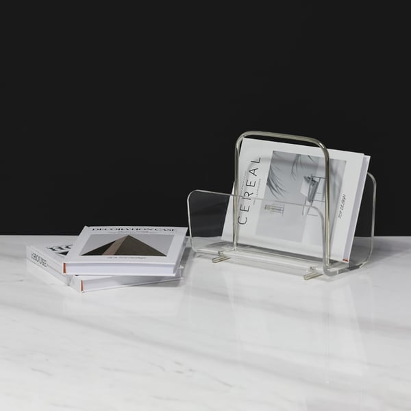 Modern Stylish Magazine Rack with Handle | Homary UK