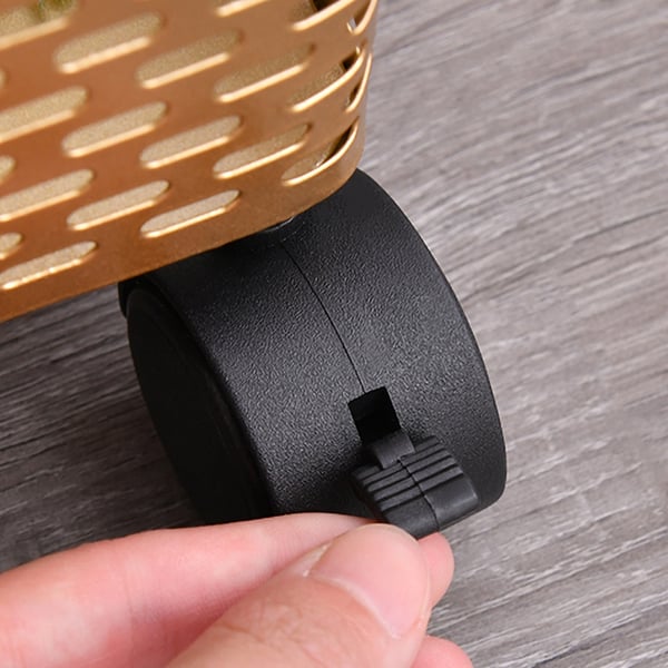 3 Tiers Rolling Cart Storage Pantry Cart with Lockable Wheels | Homary UK