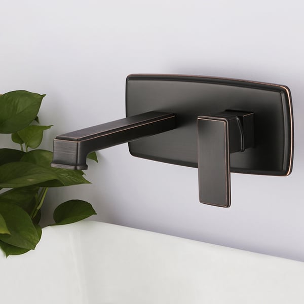 Traditional Waterfall Single Handle Tap Wall Mounted Bathroom Basin ...