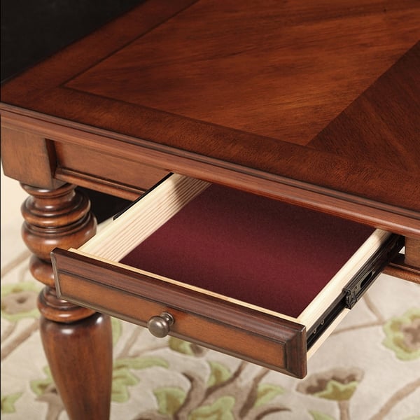 Classic Style Solid Wood Rectangular Dining Table in Walnut Finish with ...