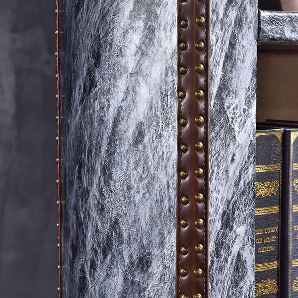 Medieval Rectangular Standard Bookshelf 4-Tiered Shelving | Homary UK