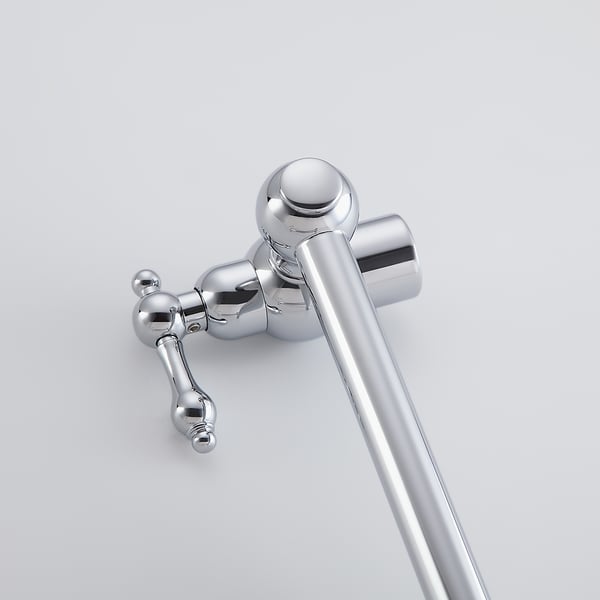 Free Shipping on Wall Mounted Retractable Twin Lever Handle Cold Only ...