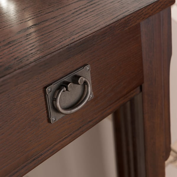 Rustic Vintage Corner Writing Desk Solid Wood Corner Computer Desk with ...