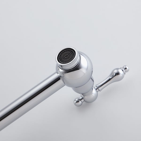 Free Shipping on Wall Mounted Retractable Twin Lever Handle Cold Only ...