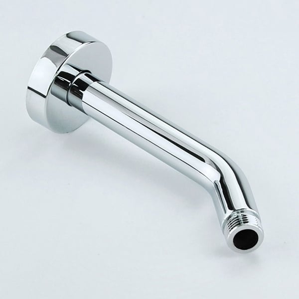 Modern Wall Mounted Solid Brass Short Curved Shower Arm for Rain Shower ...