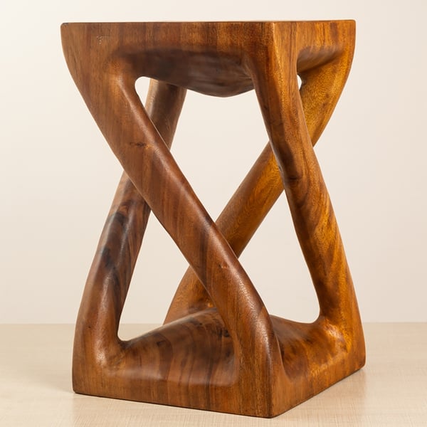 Walnut Stool Solid Wood Modern Stool | Homary UK
