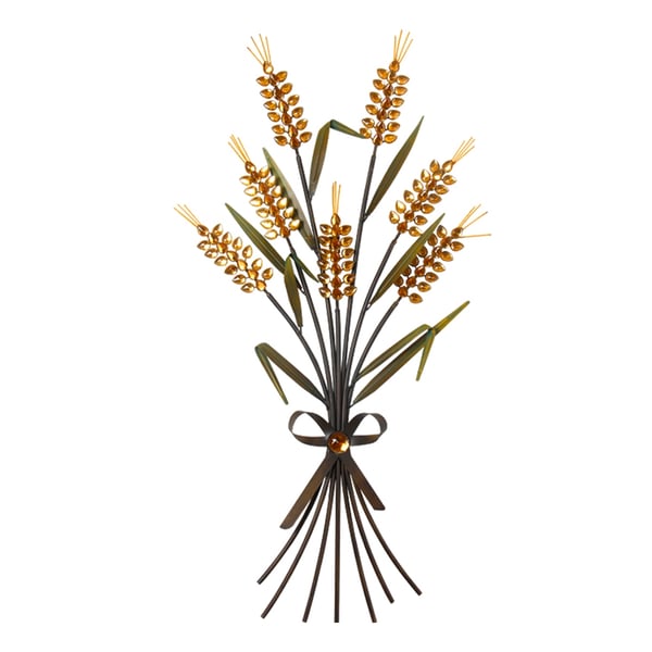 Metal Wheat Farmhouse Home Wall Decor | Homary