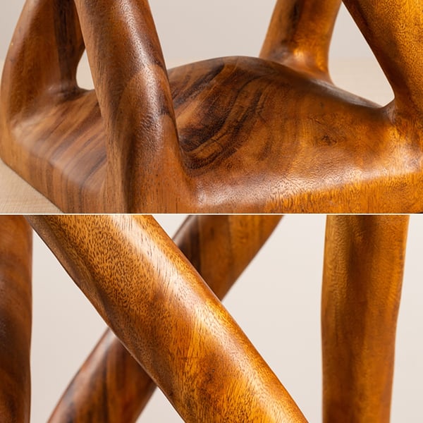 Walnut Stool Solid Wood Modern Stool | Homary UK