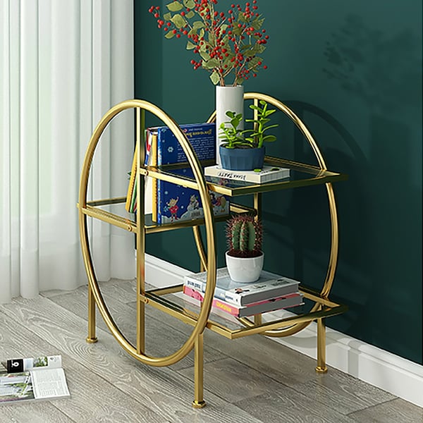 Nordic Round Freestanding Organizer Storage Rack | Homary